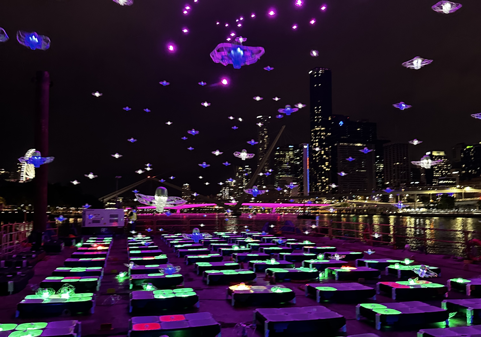 400-drone show lights up a 65,000-year-old story - create digital