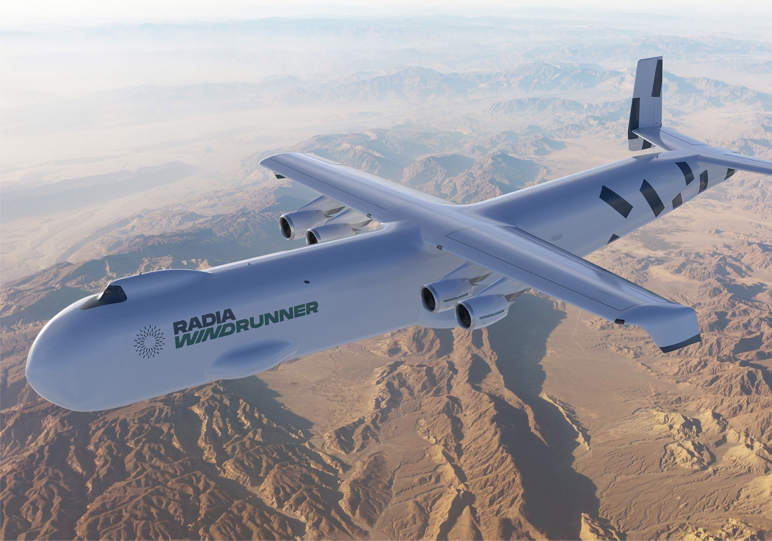 This is the proposed world's largest aircraft, capable of carrying 100 ...